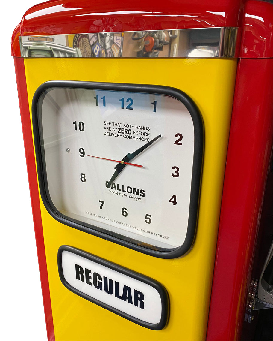 Upgrade to a Fully Functional Clock Face – Vintage Gas Pumps